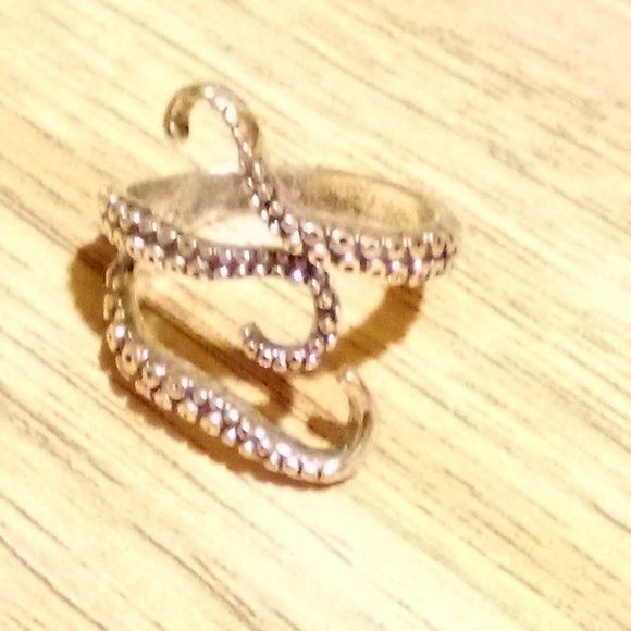 Fashion Jewelry | Jewelry | Silver Tone Octopus Arm Tentacle Cthulhu ...